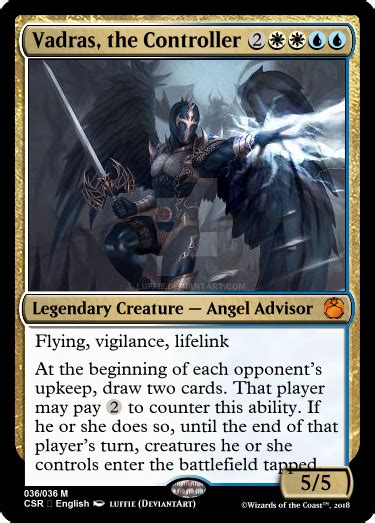 Vadras The Controller Azorius Angel Rcustommagic