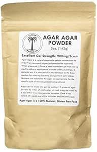 Polvo Agar Agar De 4 Onzas 1 Onza Extra Gratis