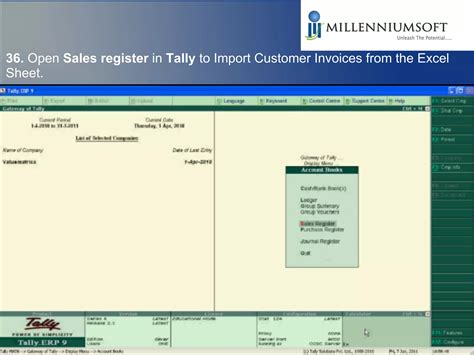 Open Erp To Tally Interface PPT