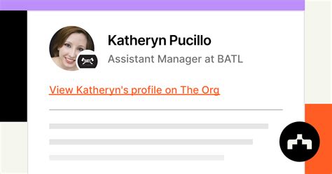 Katheryn Pucillo Assistant Manager At Batl The Org