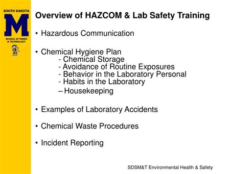Ppt Overview Of Hazcom And Lab Safety Training Powerpoint Presentation Id369281