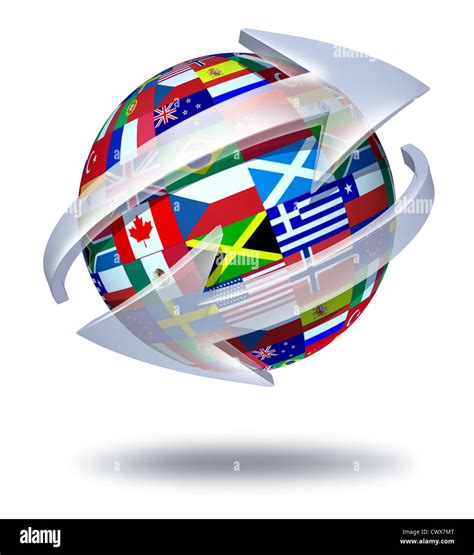 World Communications Symbol And Global Connections Concept With