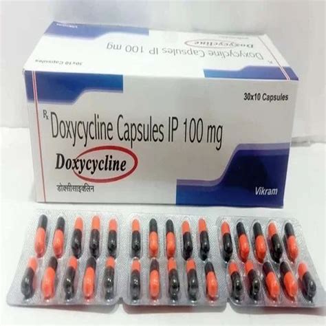 Doxicip Doxycycline 100mg Capsules At ₹ 27 00 Stripe In Nagpur Id 24116372648
