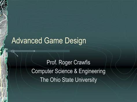 PPT Advanced Game Design PowerPoint Presentation Free Download ID 9467274