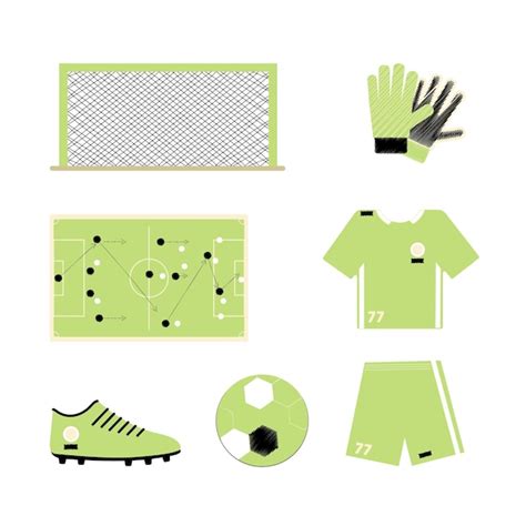 Premium Vector Soccer Player Set
