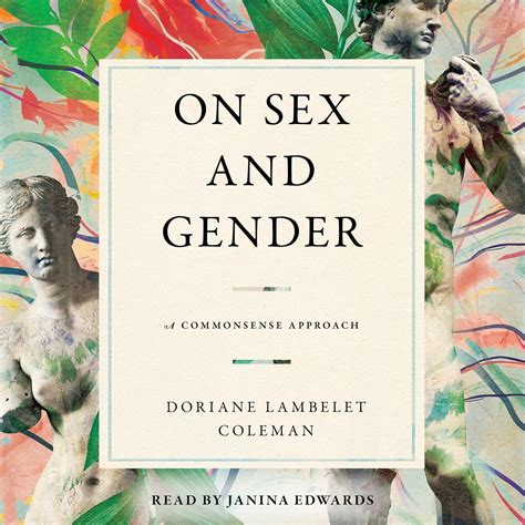 On Sex And Gender A Commonsense Approach Audible Audio