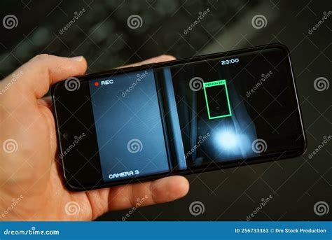 Security Camera With Face Recognition Stock Image Image Of Property Device