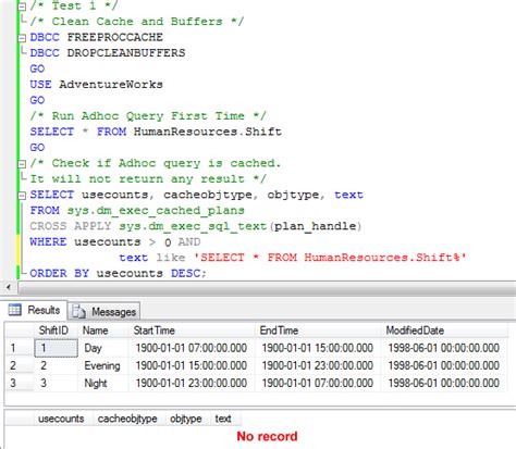 Sql Server 2008 Optimize For Ad Hoc Workloads Advance Performance