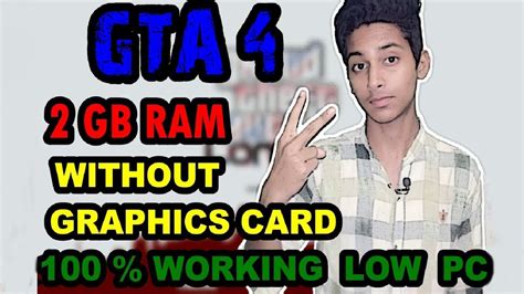 How To Run GTA On Low End PC GB Ram No Graphics Card HINDI YouTube