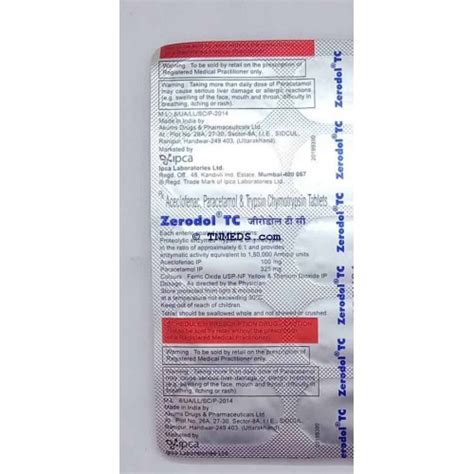 Zerodol Tc Tablet 10s Buy Zerodol Tc Tablet 10s From