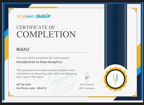 Nikhil Thakur On Linkedin Dataanalytics Simplilearn Learningpath
