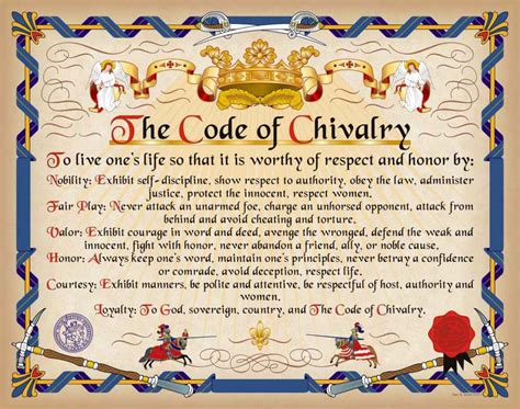 The Code Of Chivalry Knobs Excrescences Masonic Forum Com