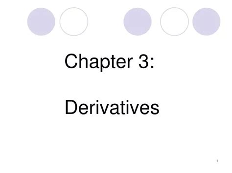 PPT Chapter 3 Derivatives PowerPoint Presentation Free Download ID 6542791