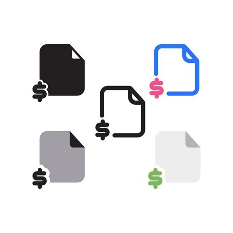 Financial File Pack Vector Art At Vecteezy
