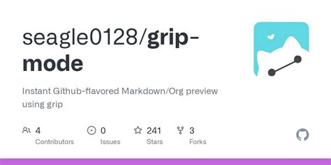 instant github flavored markdown preview using grip r emacs
