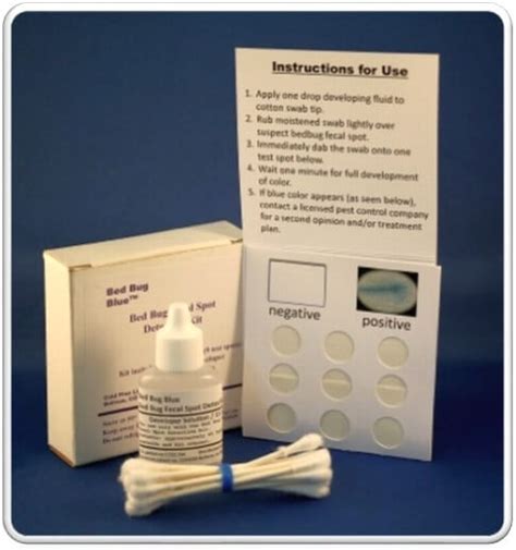 Bed Bug Blue Faecal Test Kit Bed Bugs Limited Of London