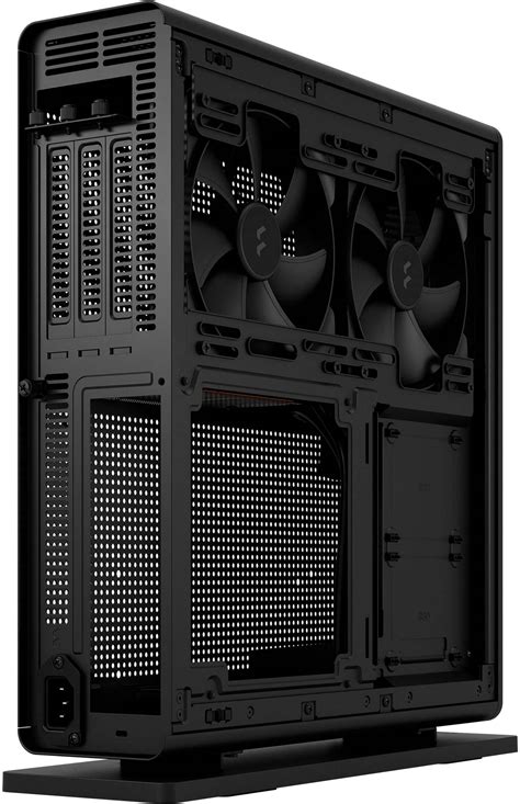 Fractal Design Ridge Black Mini ITX Slim Small Form Factor Console PC Case With PCIe Riser