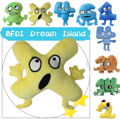 Battle For Dream Island Plush Doll Soft Adorable Bfdi Plush