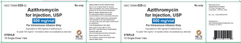 Azithromycin Injection Package Insert