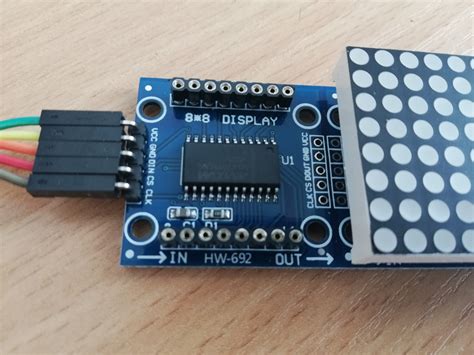 NodeMcu NTP Óra 8x8 as led mátrixszal Mikrokontroller Blog és Webáruház