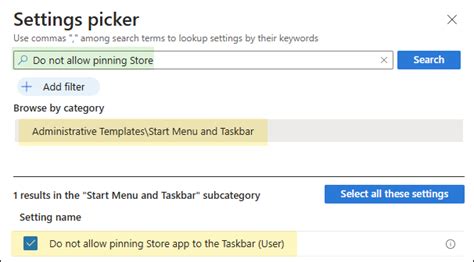 Remove Unpin Microsoft Store From Taskbar Using Intune