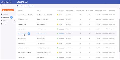 Integrating With Axcient X360cloud Emails Backup Radar
