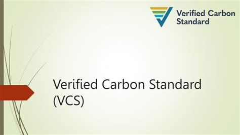 Verified Carbon Standard Vcs Pptx
