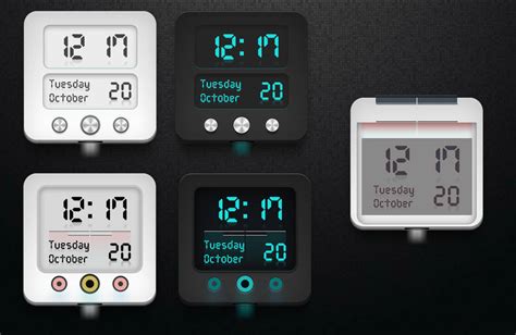 Mini Digital Clock For Xwidget By Jimking On DeviantArt