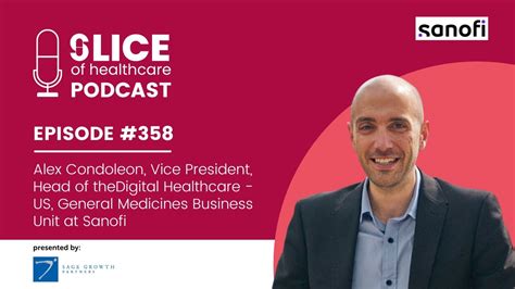 358 Alex Condoleon Vp Head Of Digital Healthcare Us General Medicines At Sanofi Youtube