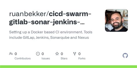 github ruanbekker cicd swarm gitlab sonar jenkins nexus setting up a