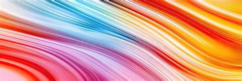 Vibrant Explosion Of Abstract Digital Art With Swirling Neon Colors And Dynamic Shapes Stock