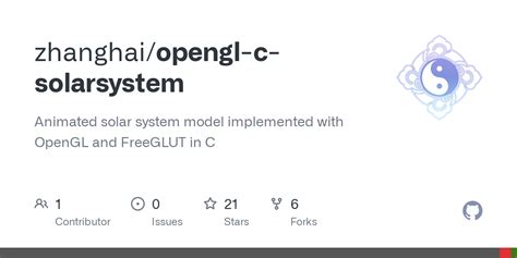 github zhanghai opengl c solarsystem animated solar system model