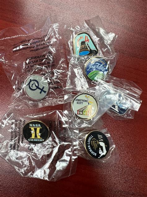 Mercury And Gemini Special Pin Set Space Patches