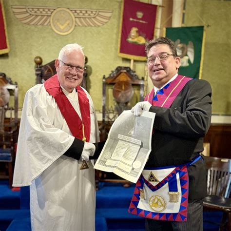 Grand Chapter Certificate Presentation For Comp Taylor East