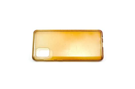 Premium Photo Transparent Silicone Smartphone Case Has Been Used