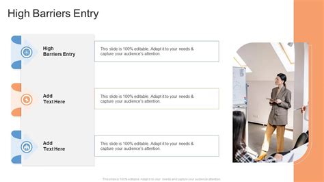 High Barriers Entry In Powerpoint And Google Slides Cpb