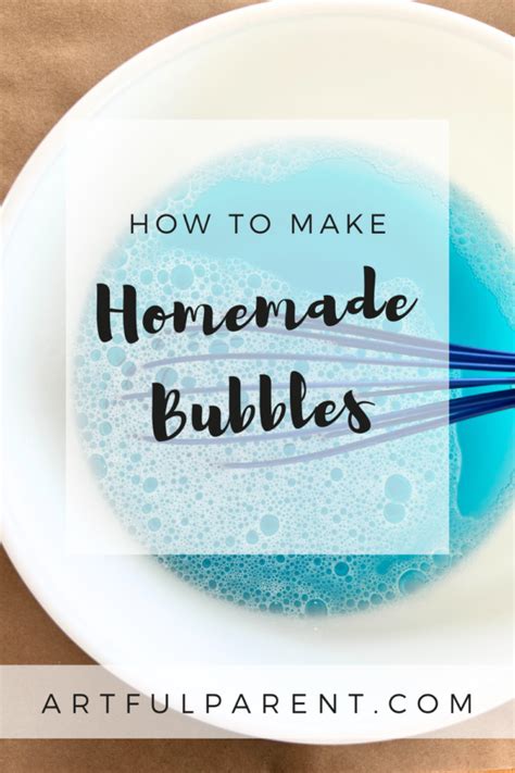 How To Make Homemade Bubbles
