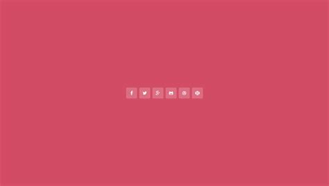 CSS Social Media Icons