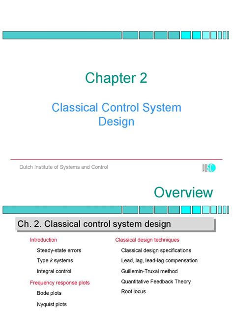 classical control system design dutch institute of systems and control download free pdf