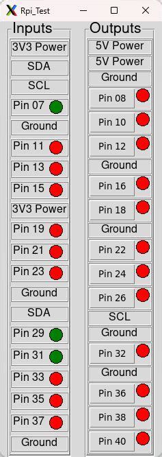 Rpi GPIO Tester LinuxCNC