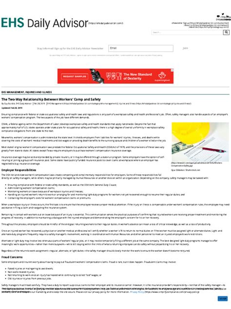 5burdick 2019 The Two Way Relationship Between Workers Comp And Safety