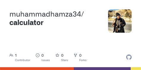 GitHub Muhammadhamza Calculator