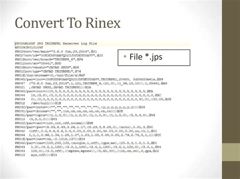 Format Data Rinex Pada Data Hasil Survey Gnss Pdf