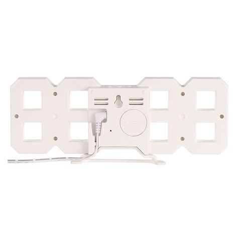 Large D LED Wall Desk Clock Hour Digital Display Alarm