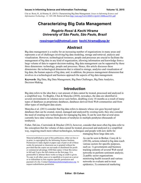 pdf characterizing big data management