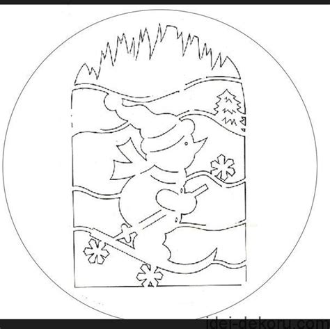 Шаблони Новорічних витинанок Ідеї декору