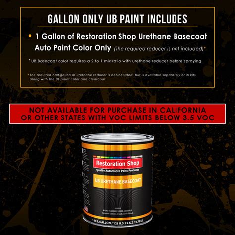 Cashmere Gold Metallic Urethane Basecoat 1 Gallon — Tcp Global