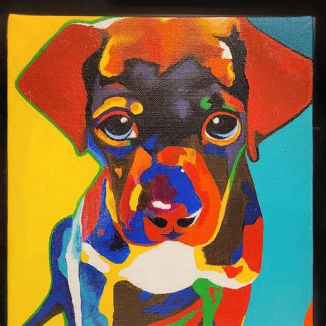 Camille Chatelain After Ron Burns Toby 1990s Oil On Canvas Framed Chairish