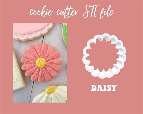Daisy Stl File Etsy
