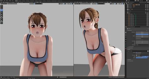 Artstation Anime Character Modeling And Animation Full Process Video Blender 293 Tutorials